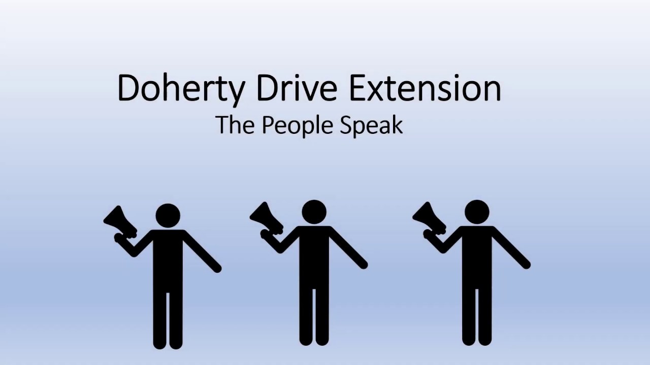 Doherty Drive Extension - The People Speak - YouTube