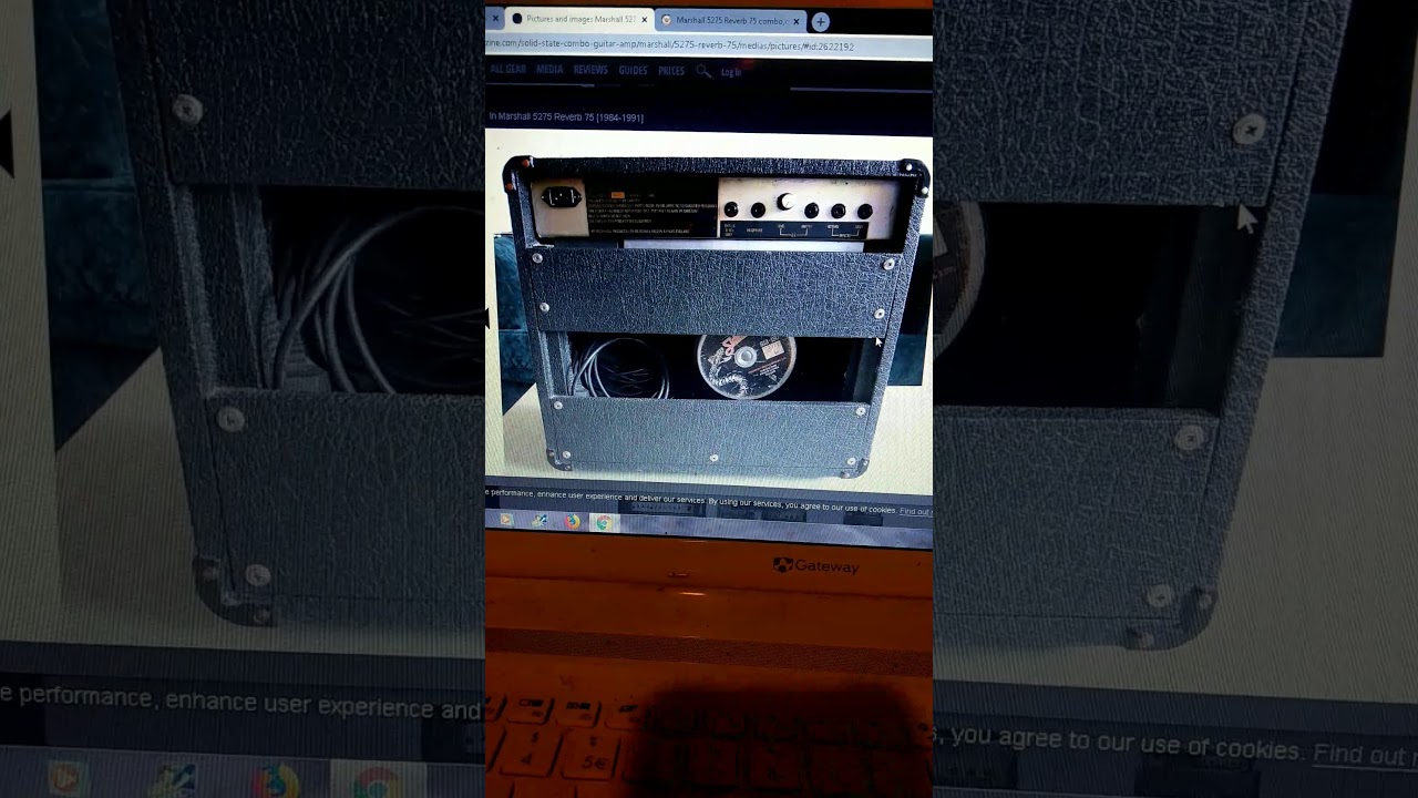 My 4th guitar amplifier. Marshall Reverb 75 - YouTube