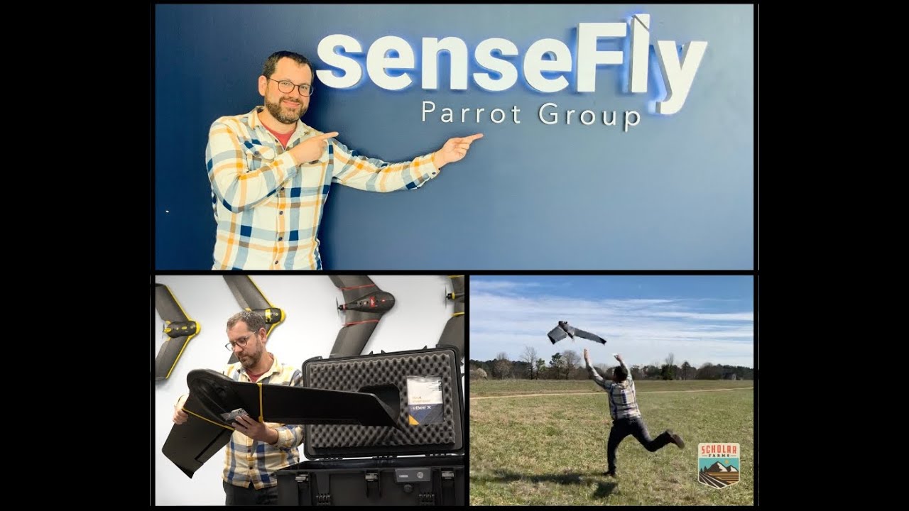 An unboxing of the senseFly eBee X drone and camera options - YouTube
