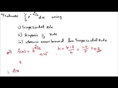 Trapezoidal rule and simpsons method - YouTube