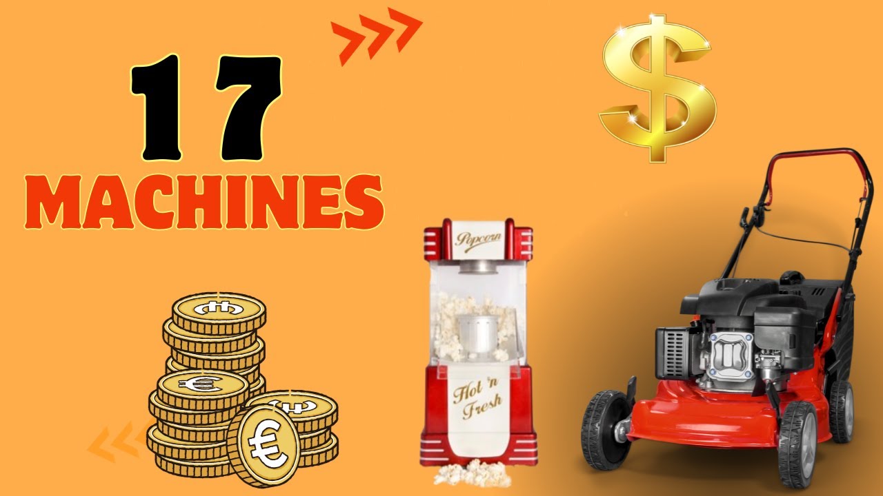 17 MACHINES POUR COMMENCER UN BUSINESS #business #entrepreneur #success ...