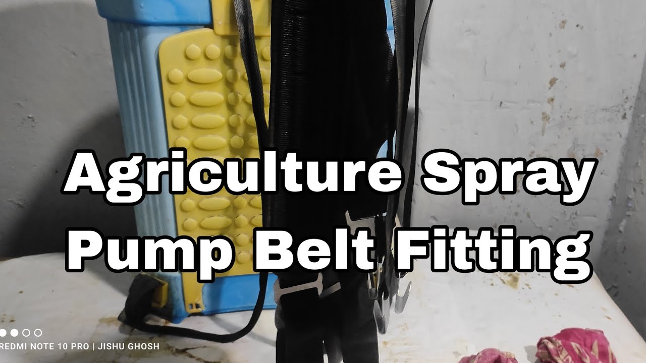 agriculture spray pump belt Fitting || agriculture spray machine belt ...