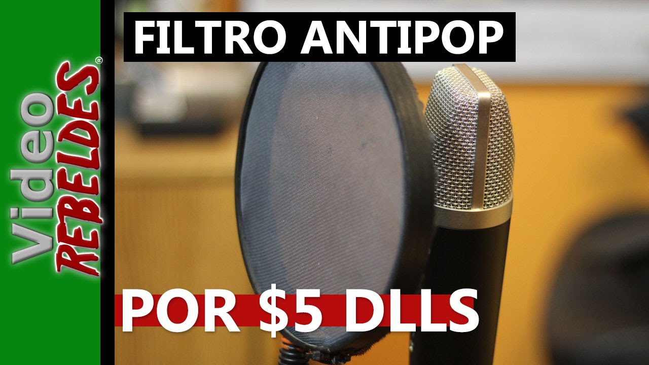 Como hacer un filtro Anti pop por 5 dlls/ Tutorial (español) - YouTube