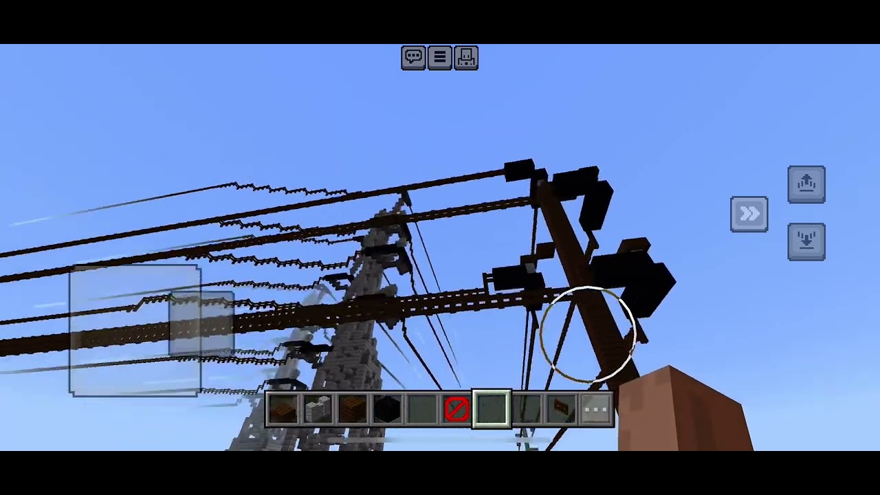 Small Wooden Powerline line Tower - YouTube