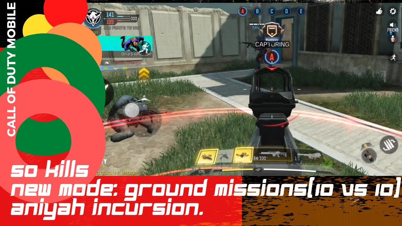 CALL OF DUTY MOBILE || 50 KILLS|| NEW MODE: GROUND MISSIONS || NEW MAP ...