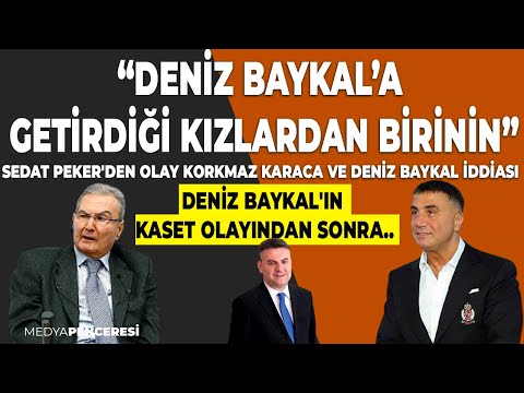 Sedat Peker'den Deniz Baykal’ın kaset olayıyla ilgili paylaşım
