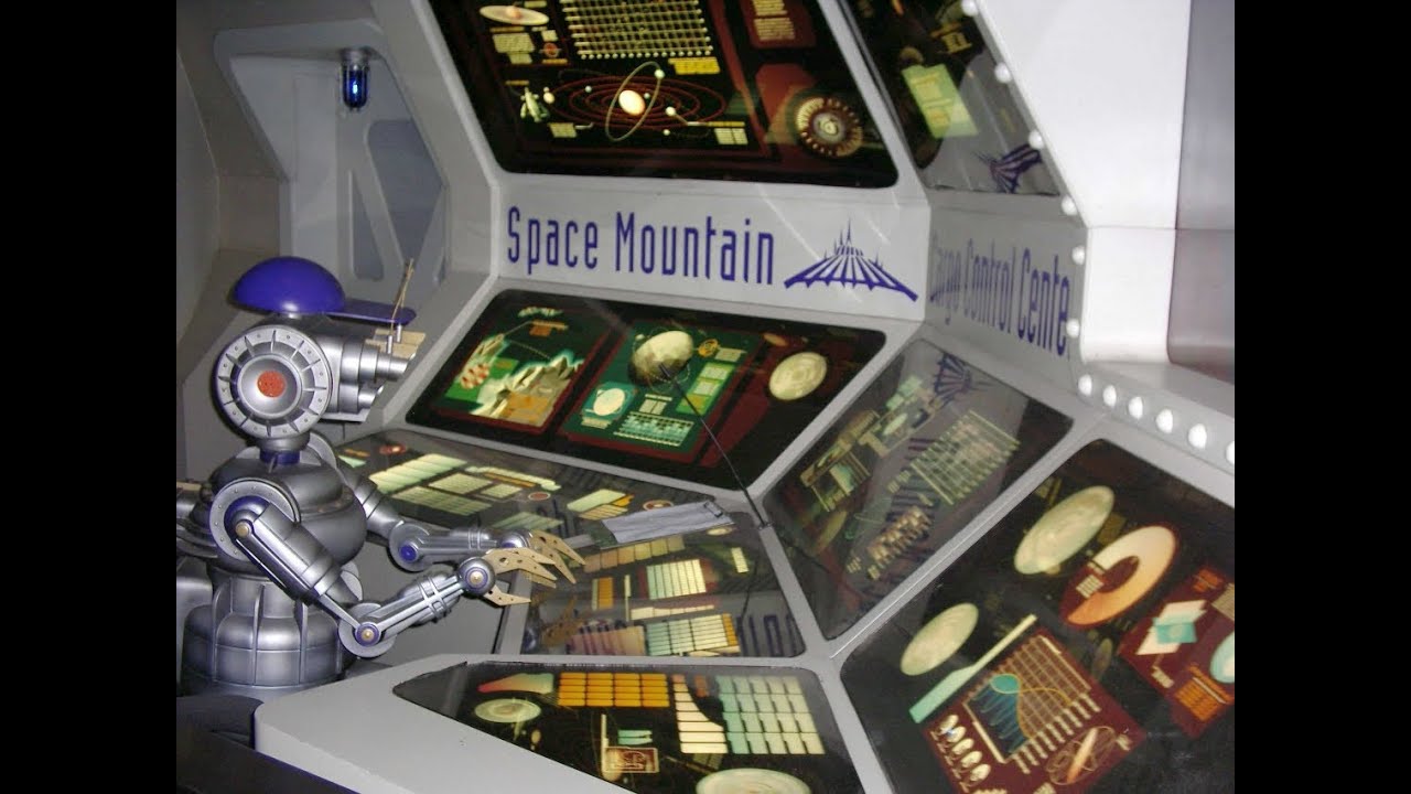 The Complete Space Mountain Queue Area Walkthrough in 720p HD~Disney ...