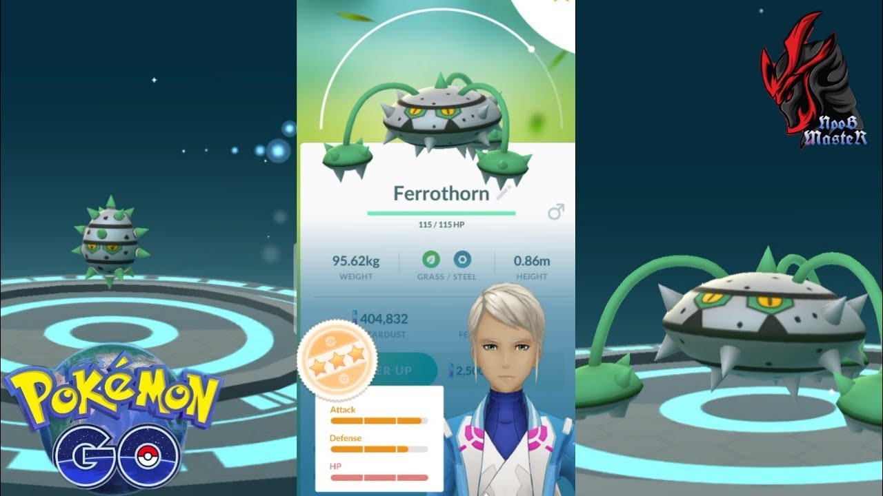 Ferroseed evolves to Ferrothorn | MARCH RESEARCH BREAKTHROUGH 2020 ...