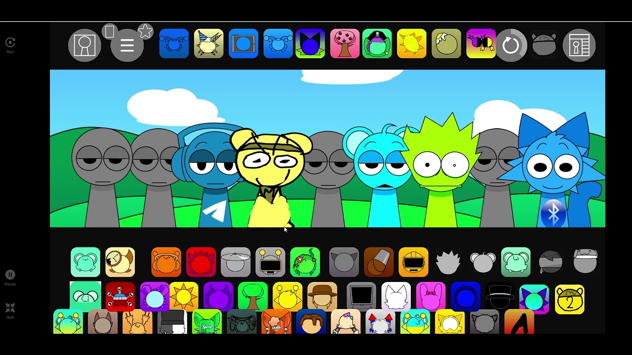 Sprunki pyramixed with ocis mega update REMIX - YouTube