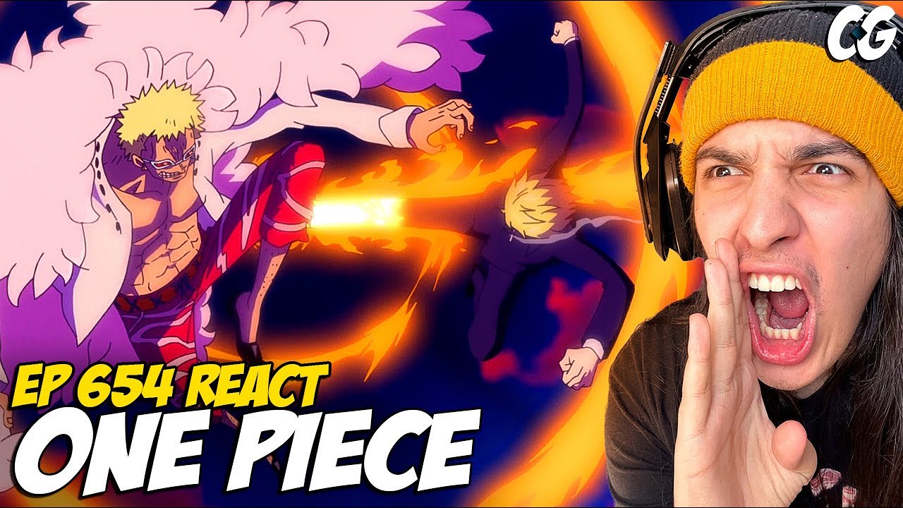 SANJI VS DOFLAMINGO!!! ELE CHEGOU SALVANDO GERAL! - React One Piece EP ...