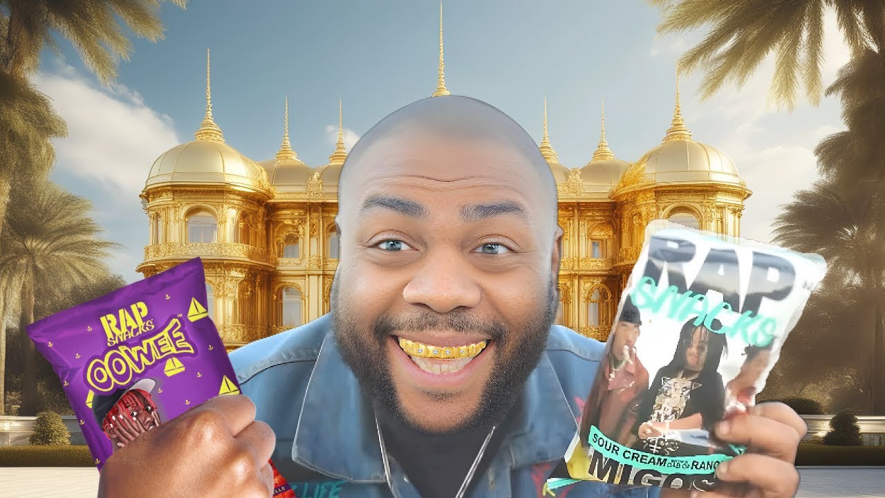 BLACK MAN EATS RAP SNACKS FOR THE FIRST TIME! - YouTube
