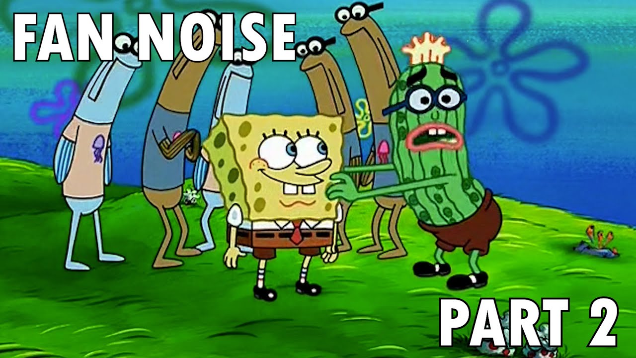 Spongebob Squarepants PART 2 - Fan Noise Black Screen for Sleep - YouTube