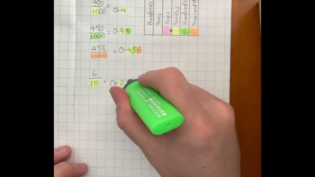 Adding Decimals and Fractions - YouTube