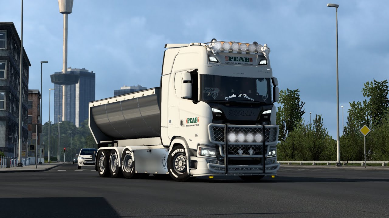 Euro truck simulator 2 Peab lastbil - YouTube