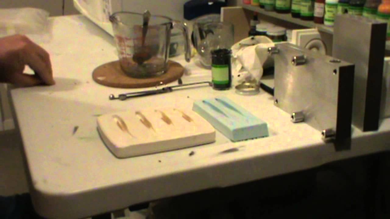 Soft Plastic Hand Pour Part 2 - YouTube