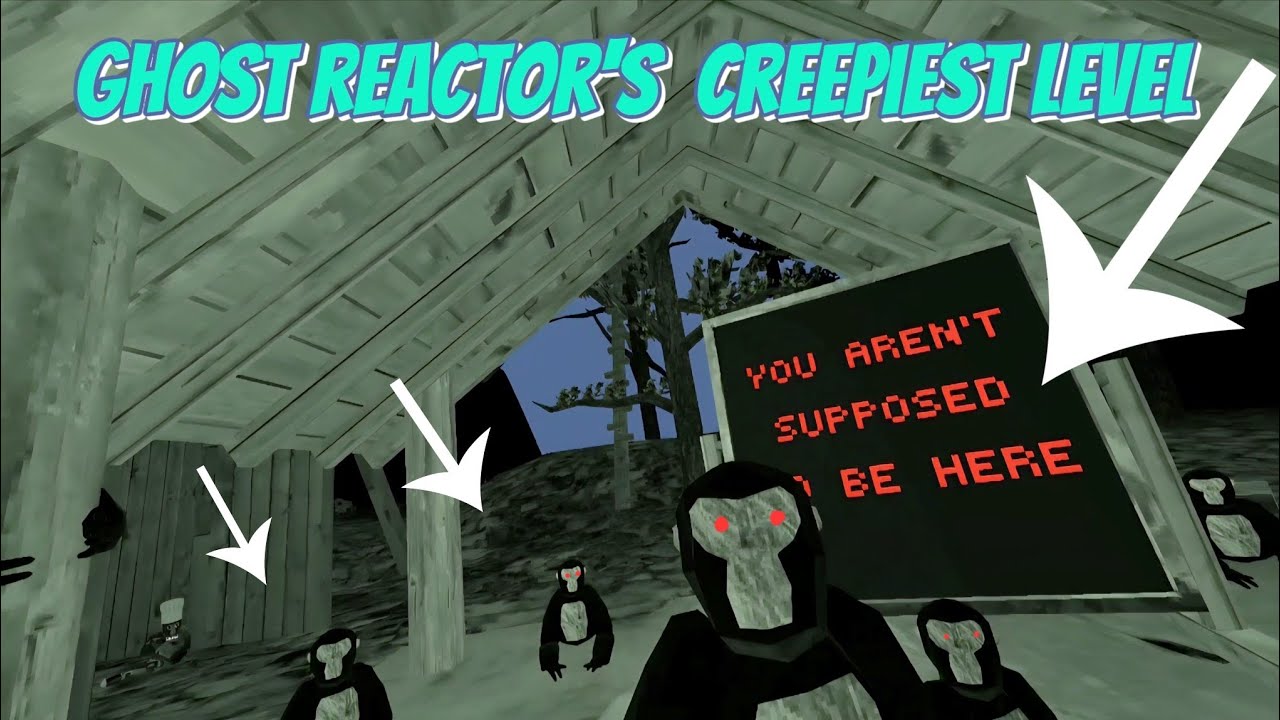 Gorilla Tag's ghost reactor creepiest level #gtag #gorillatag # ...