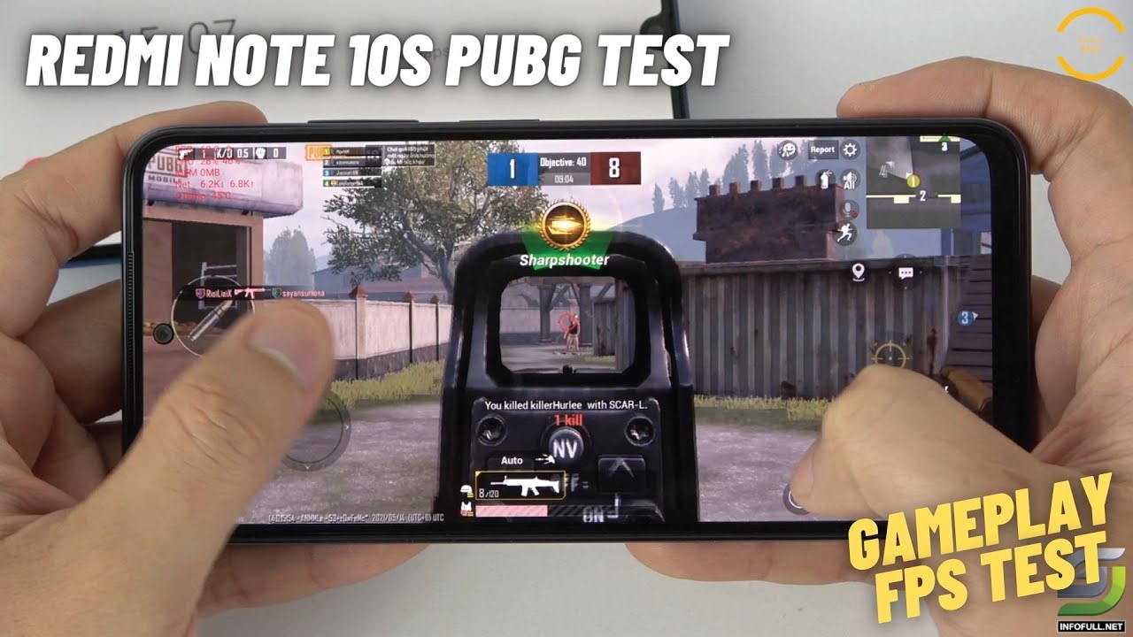 Redmi Note 10S test game PUBG Mobile Smooth Extreme 60 FPS - YouTube