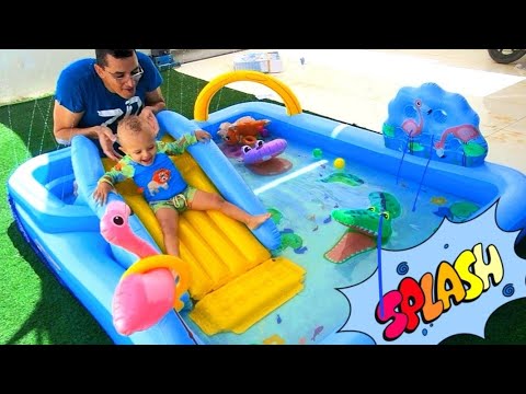ESTREANDO MINHA PISCINA PLAYGROUND - Piscina infantil- kids toys