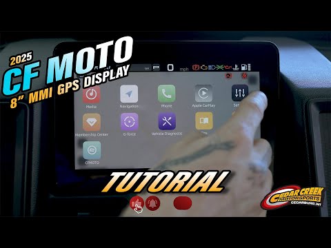 Tutorial | CFMoto U10 Pro 8 inch MMI Touchscreen GPS Navigation Display Gauge