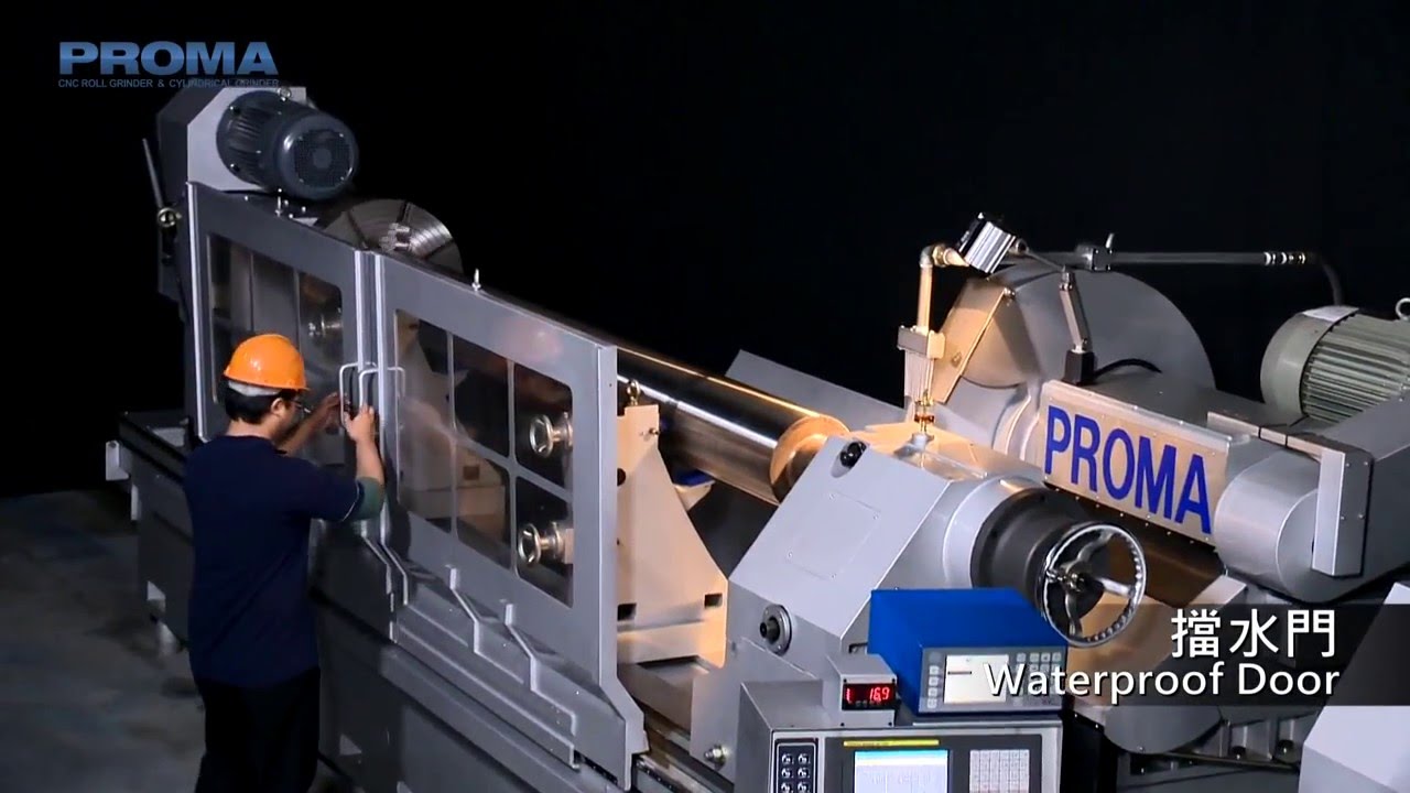 Máy mài trục cán Proma kiểu L / PROMA L TYPE CNC Cylindrical Roll ...