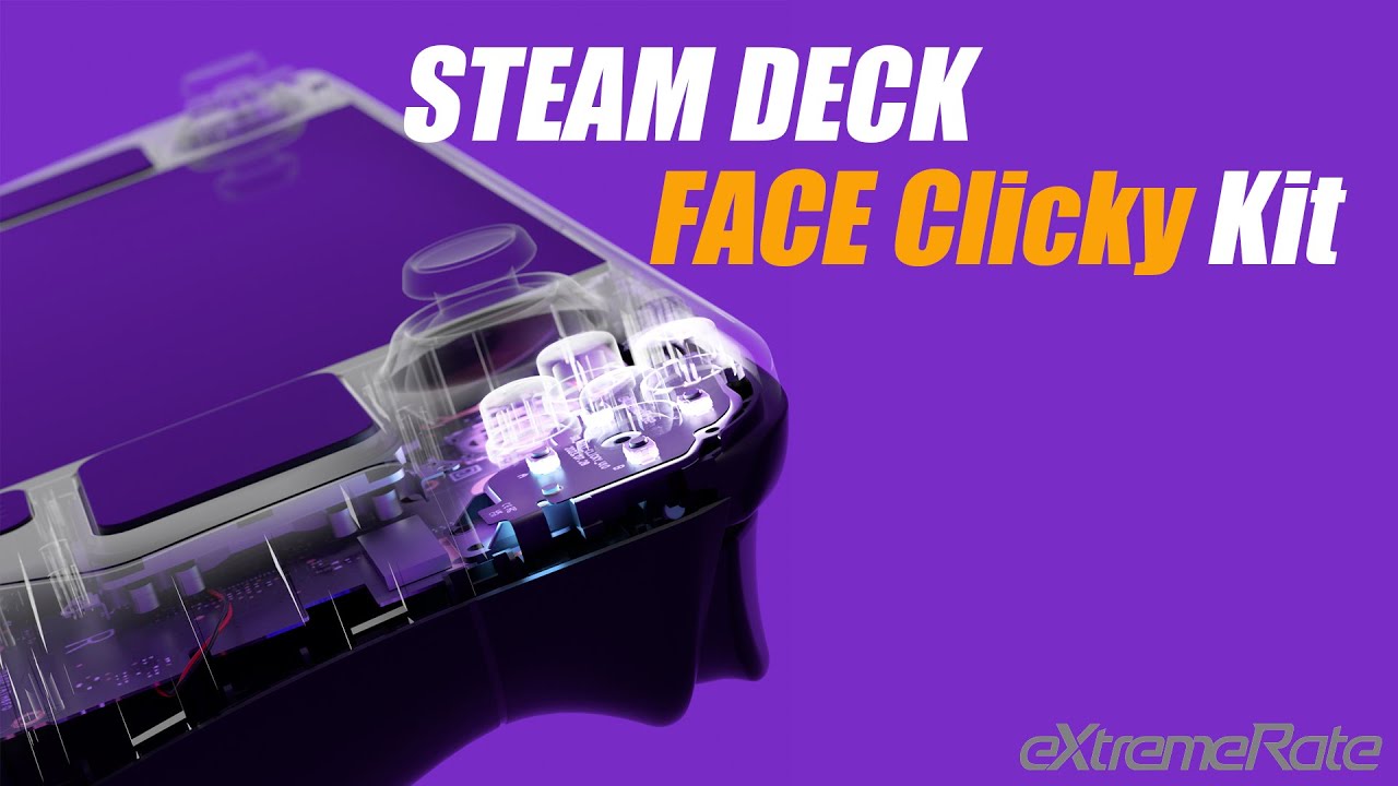 How to Install Steam Deck FACE Clicky Kit - ABXY & Dpad Clicky ...