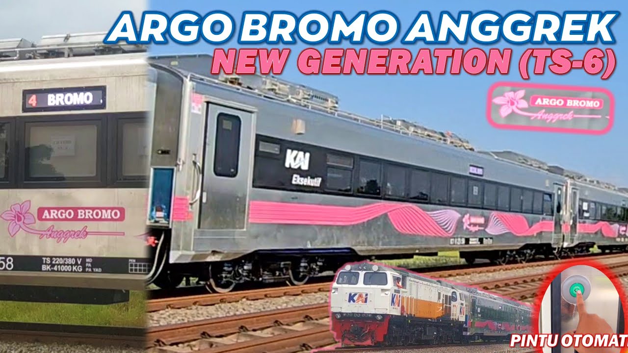 KERETA EKSEKUTIF TERBARU 2024 !! Ujicoba KA Argo Bromo Anggrek New ...