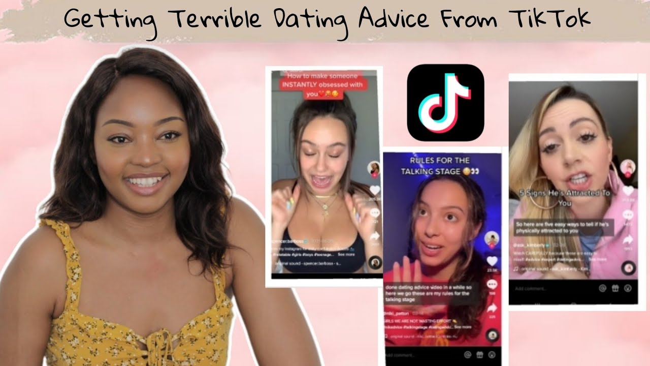 Getting Dating Advice From Tiktok Womens Edition Youtube
