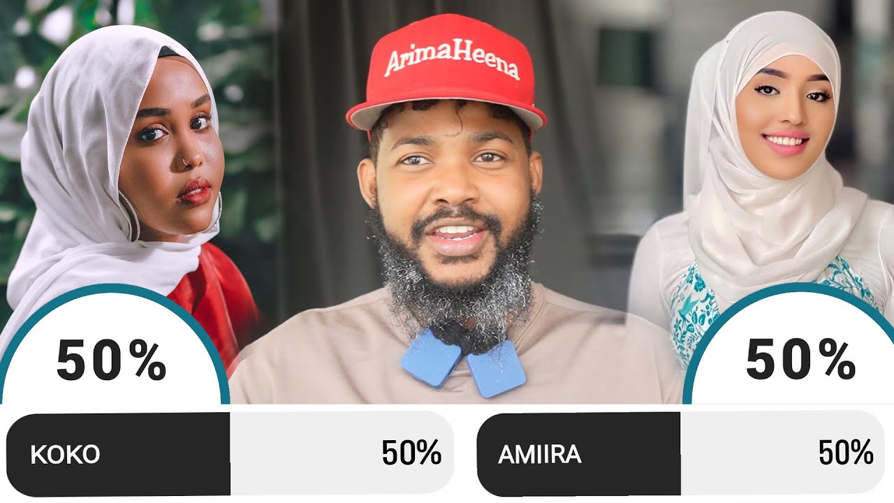 AMIIRA ama KOKO YAAN XAAFADAYDA UGU TAGAA VOTE POLL - YouTube