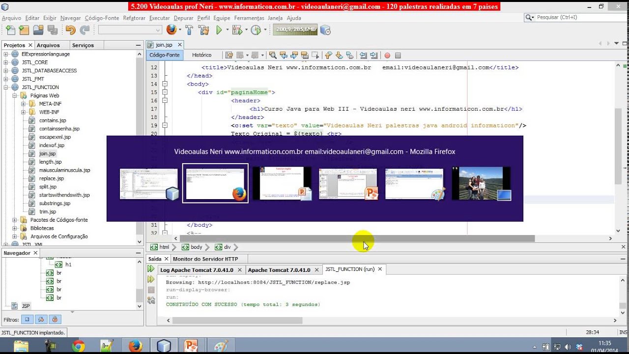 Aula 5296 Java Para Web Iii Jstl Functions Join Para Converter Arrray Em String E Finalizando