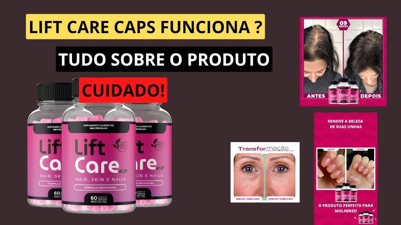 LIFT CARE CAPS FUNCIONA ? LIFT CARE CAPS É BOM ? LIFT CARE RESULTADOS ...