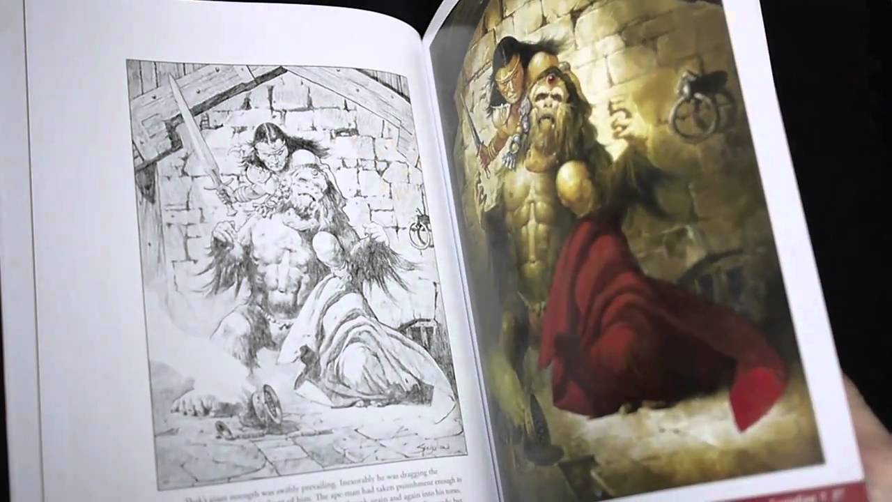 Sword's Edge Paintings Inspired by the Works of Robert E. Howard - YouTube