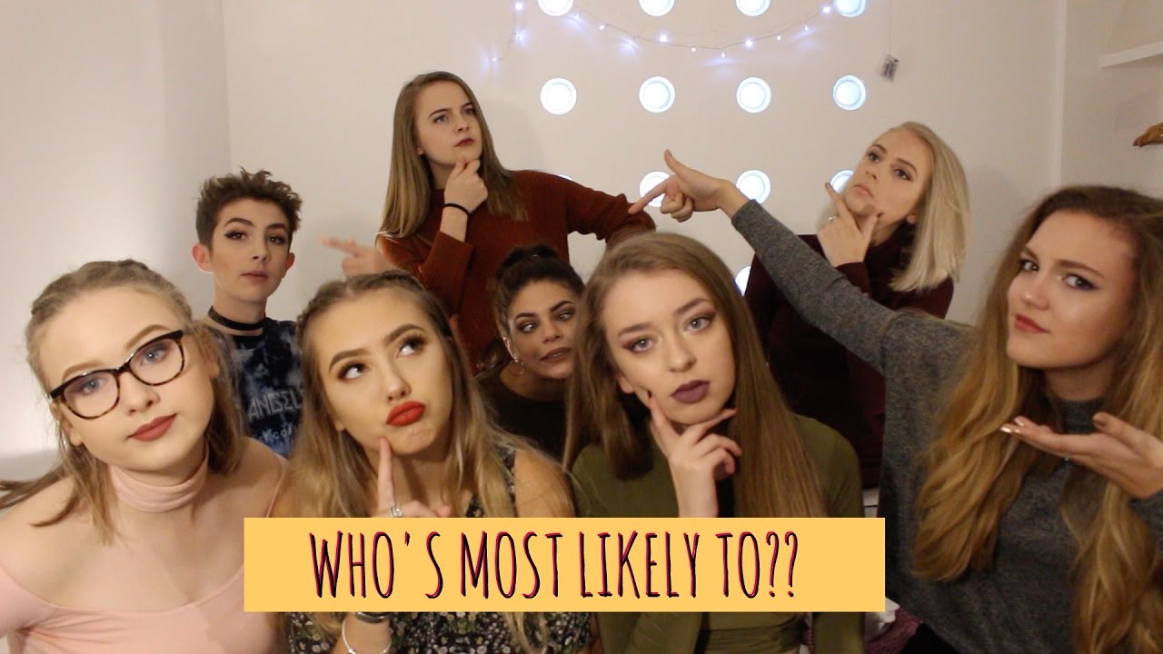 WHO'S MOST LIKELY TO CHALLENGE W/ YOUTUBERS | JASMINE C - YouTube
