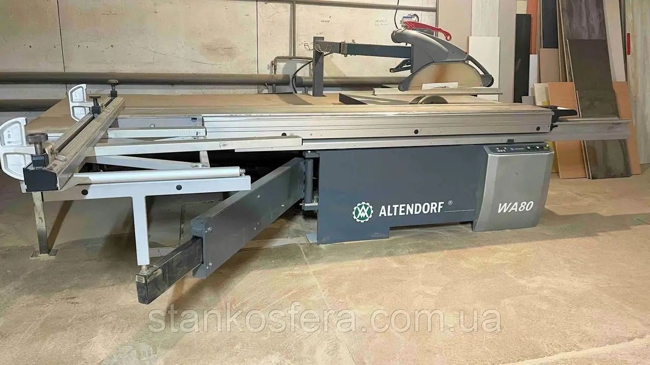 Форматно-розкрійний верстат Altendorf WA 80 бу - YouTube