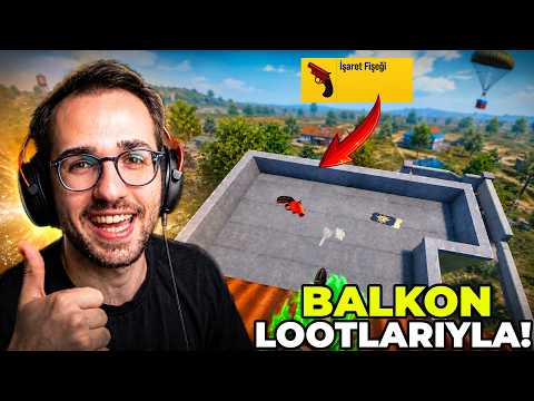 BALKON LOOTLARIYLA WIN ALMAK ! PUBG MOBILE
