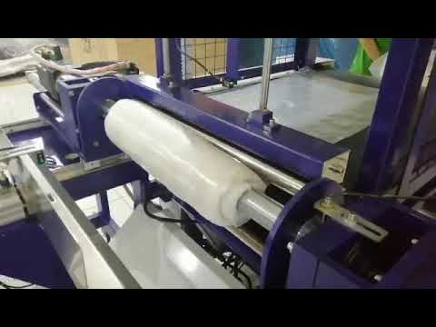 pillow compressing and rolling machine - YouTube