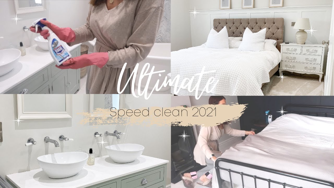 ULTIMATE SPEED CLEAN 2021 | CLEANING MOTIVATION UK - YouTube