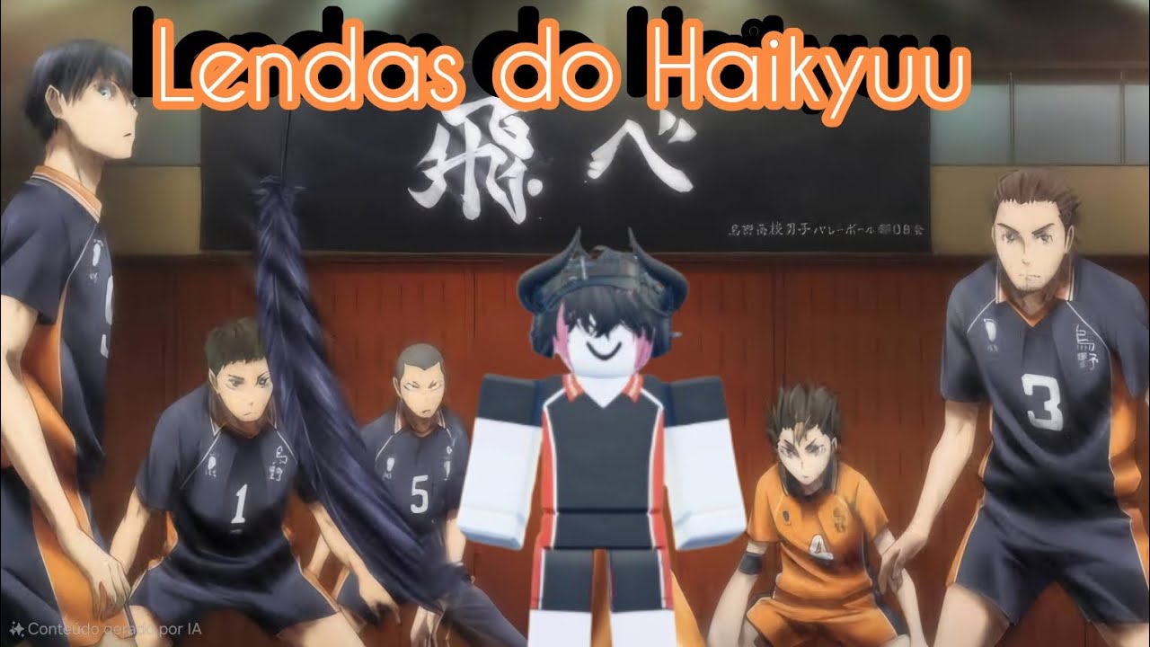INVADI O COLEGIO KARASUNO PARA ME TORNAR O NOVO ACE - ROBLOX - YouTube
