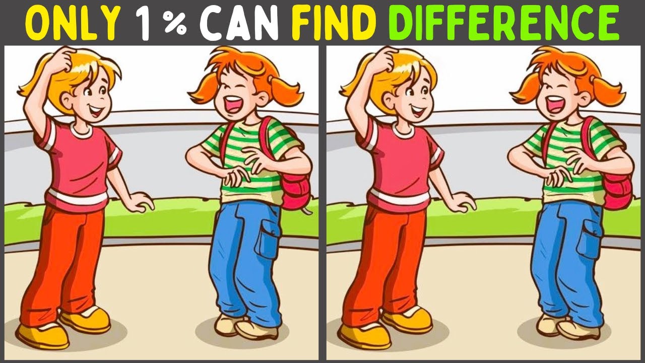 Find the Difference | Only Genius can find all puzzles | Spot 4 ...