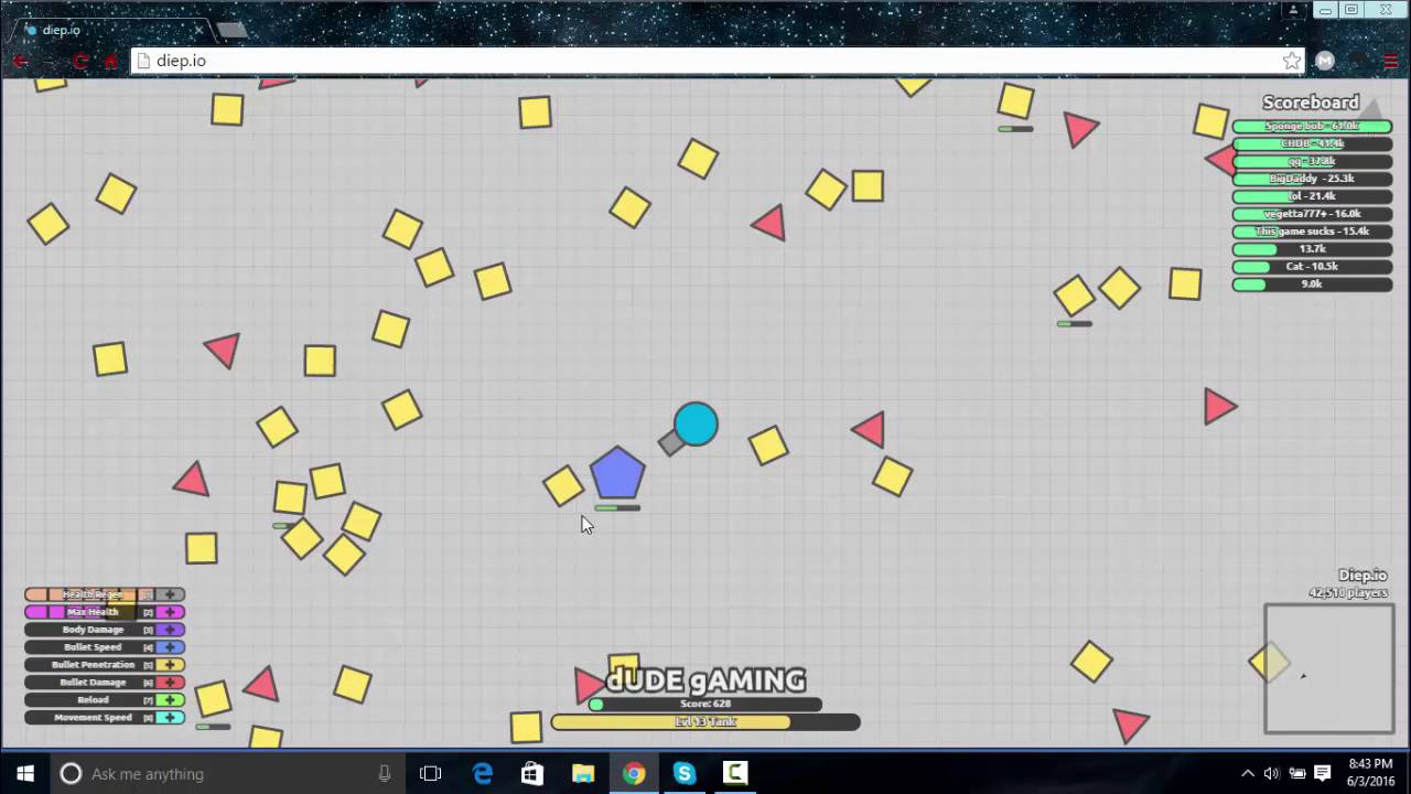 The best Gunner!!! | diep.io gameplay #2 - YouTube