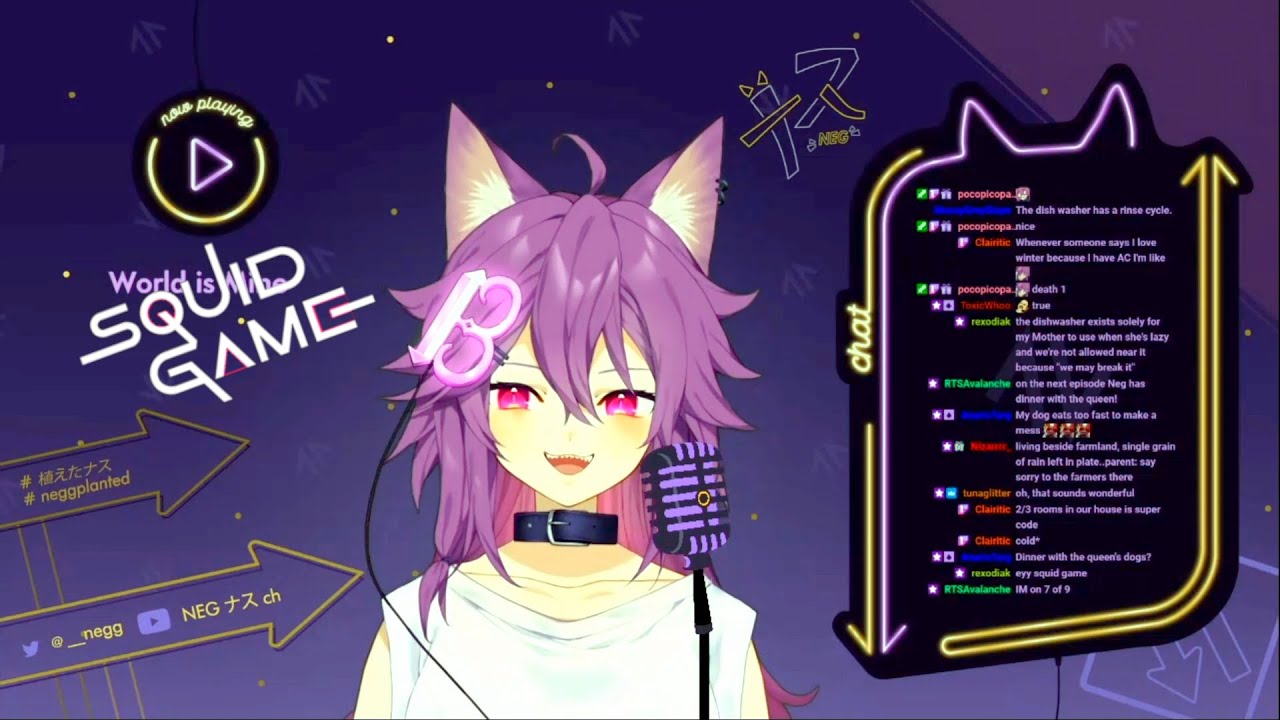 Neg Nasu Watched Squid Game | Vtuber Clips - YouTube