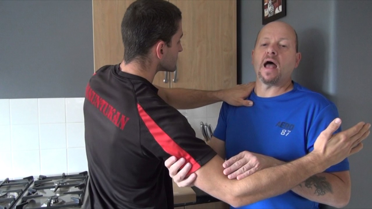 Self Defence against Strangle - YouTube