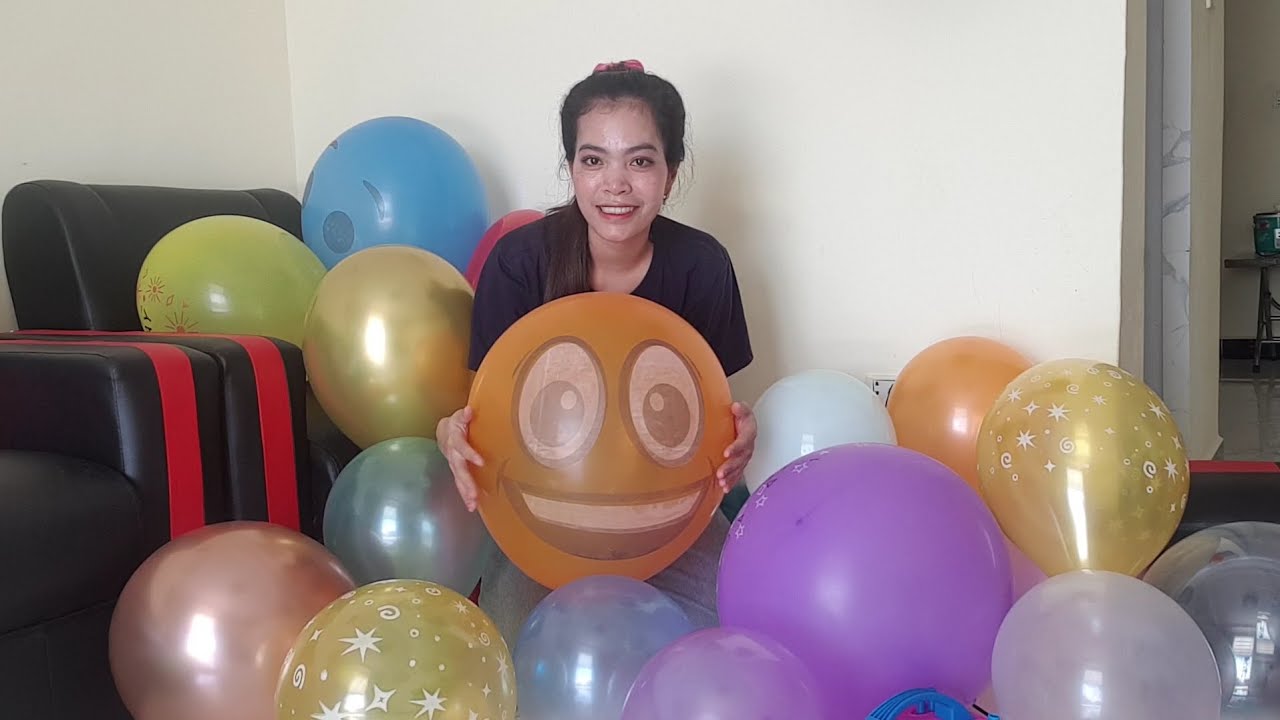 Lot of Balloon popping #balloon #pop #blowup #popping - YouTube