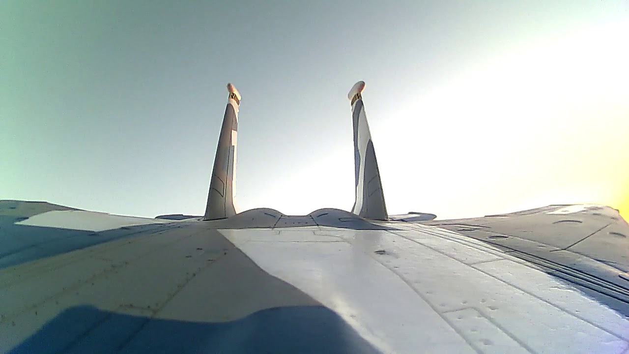 E-flite F-15 strike eagle crash !!!! - YouTube