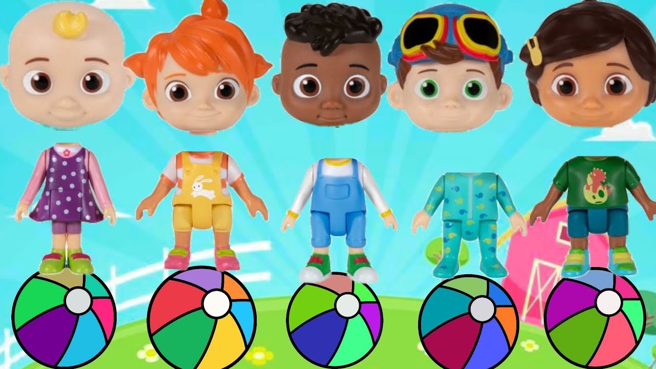 COCOMELON | Match The Head | Video for Kids - YouTube