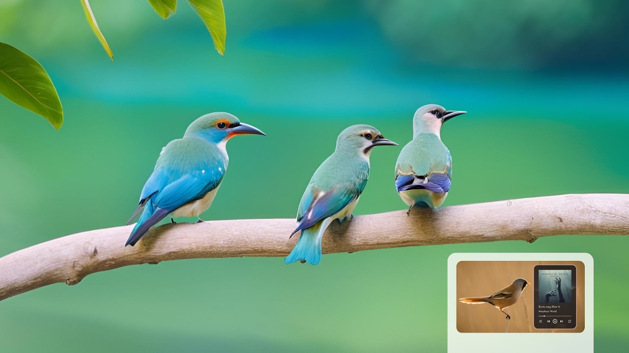 BIRDS & RELAXING MUSIC I HARMONY I 1 HOUR I Morpheus' World - Érints ...