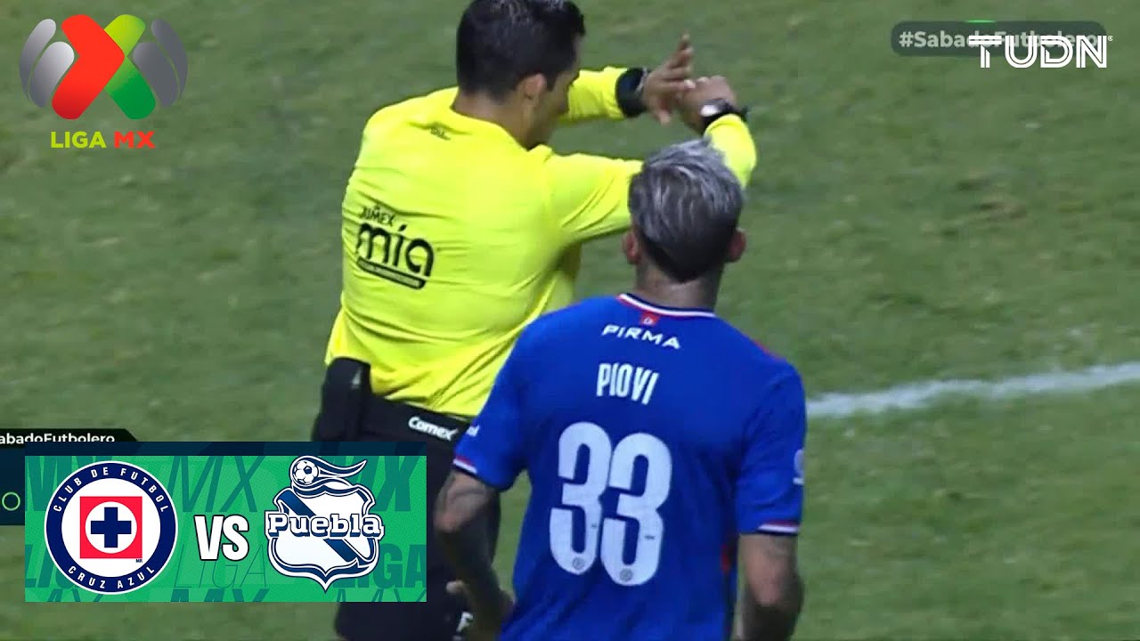 ¡El árbitro marca penal, pero el VAR anula la decisión! - Cruz Azul 1-0 ...