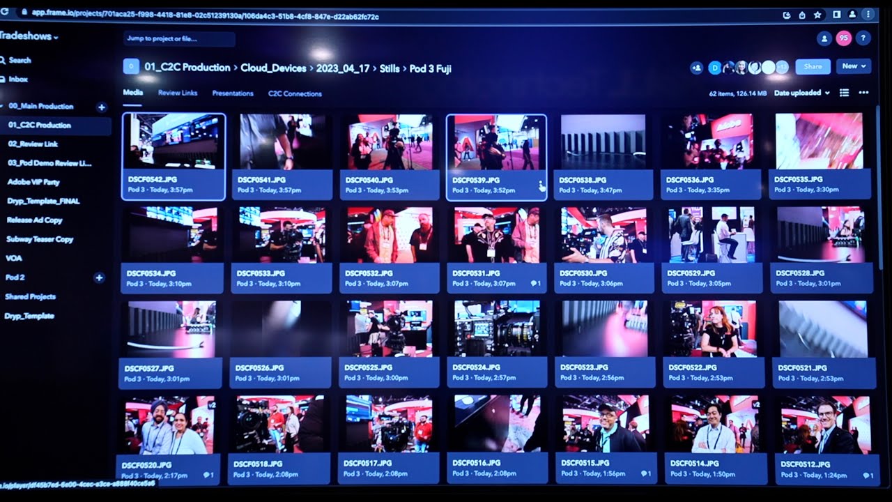 Frame.io Camera to Cloud With Select Fujifilm X Series Cameras Demo - YouTube