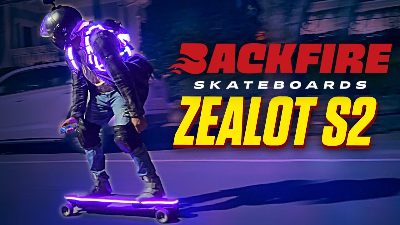 Backfire Zealot S2 Review 225 lb rider [The electric skateboard that ...