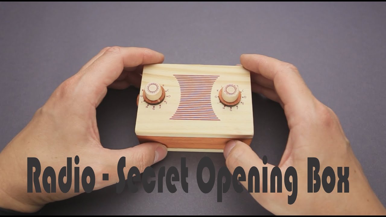 Radio - Secret Opening Box from Puzzle Master - Solution - YouTube