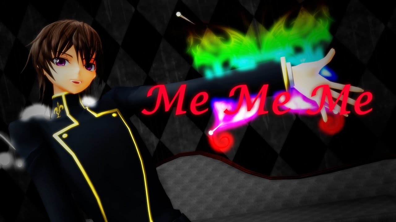 {MMD} Code Geass - Me Me Me (Lelouch model) - YouTube